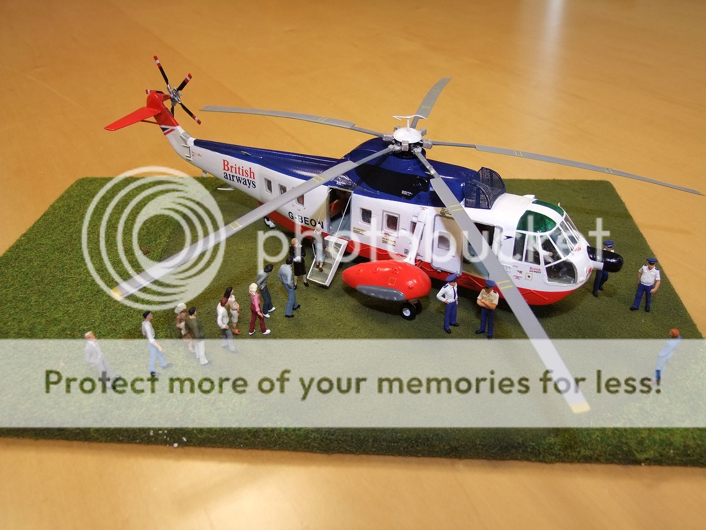 British Airways S61N Helicopter - 1/72 Whirlybird Conversion - Ready ...