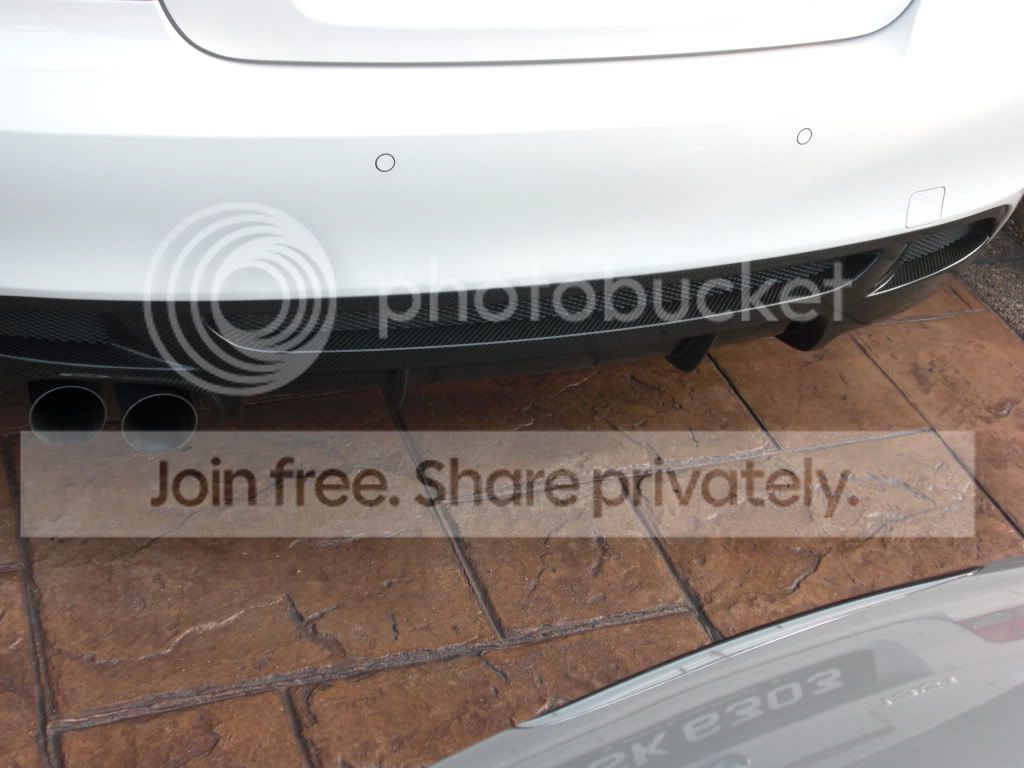 BMW 135i Performance Diffuser