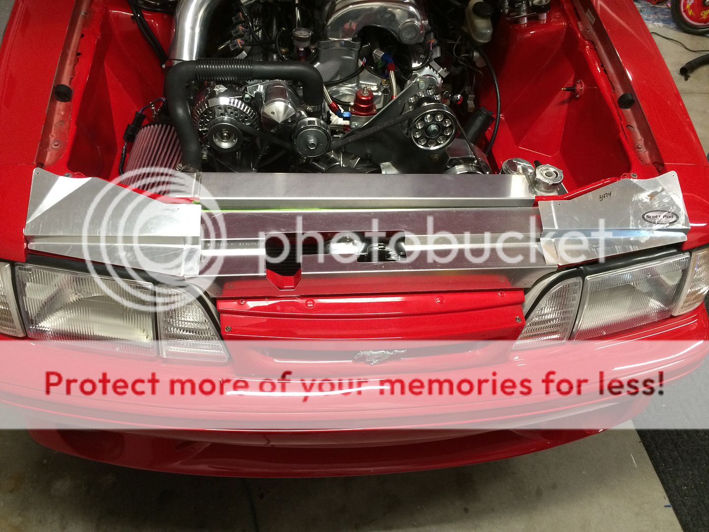 Engine dress up parts for foxbody, lots of parts and pictures inside ...